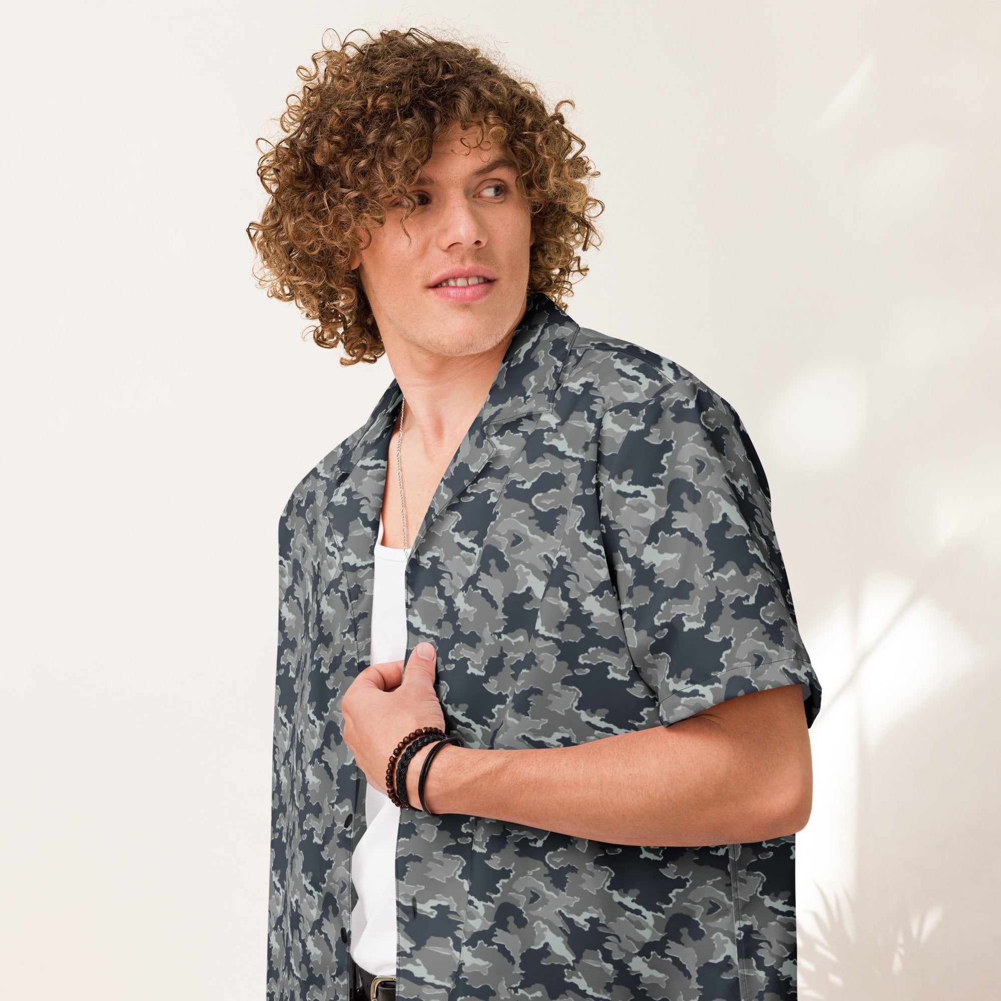 CAMO HQ - Russian SMK Melted Snow CAMO Unisex button shirt - Worldwide ...