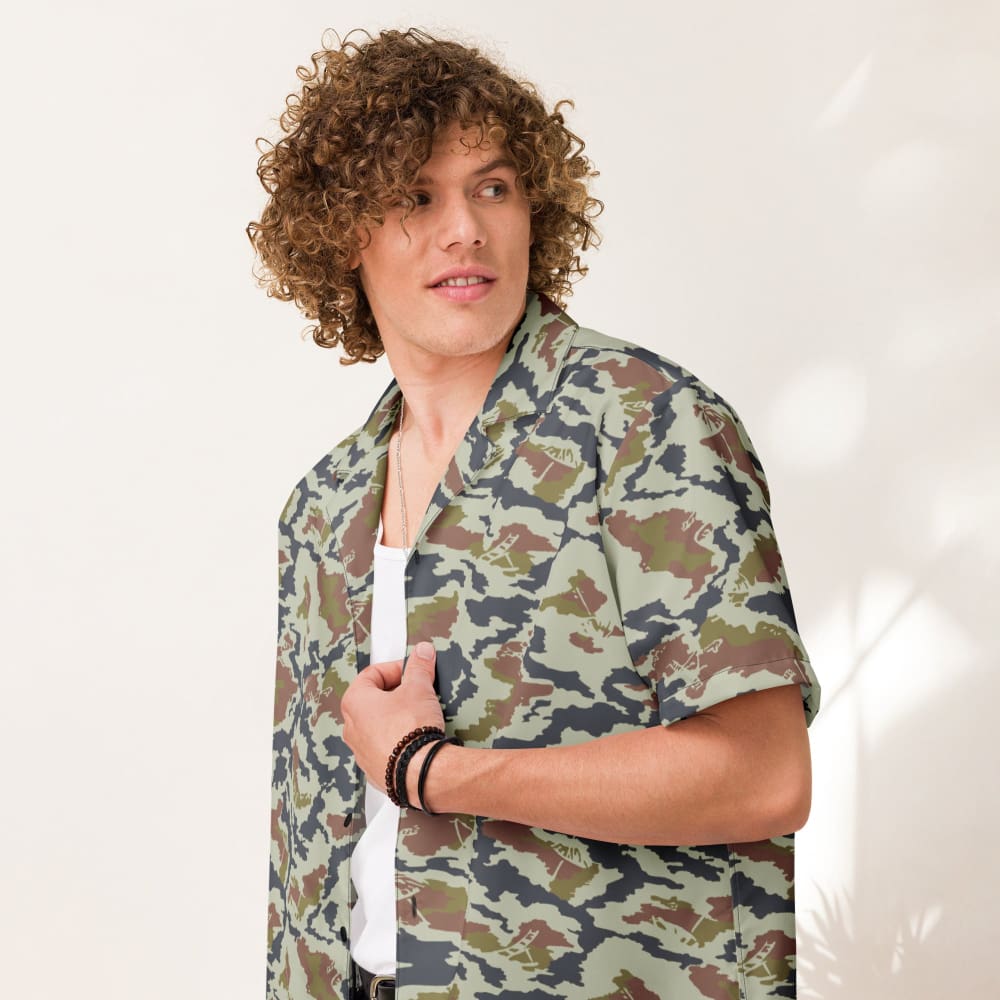 CAMO HQ - Russian Soviet Spetsnaz KLMK Tundra CAMO Unisex button shirt
