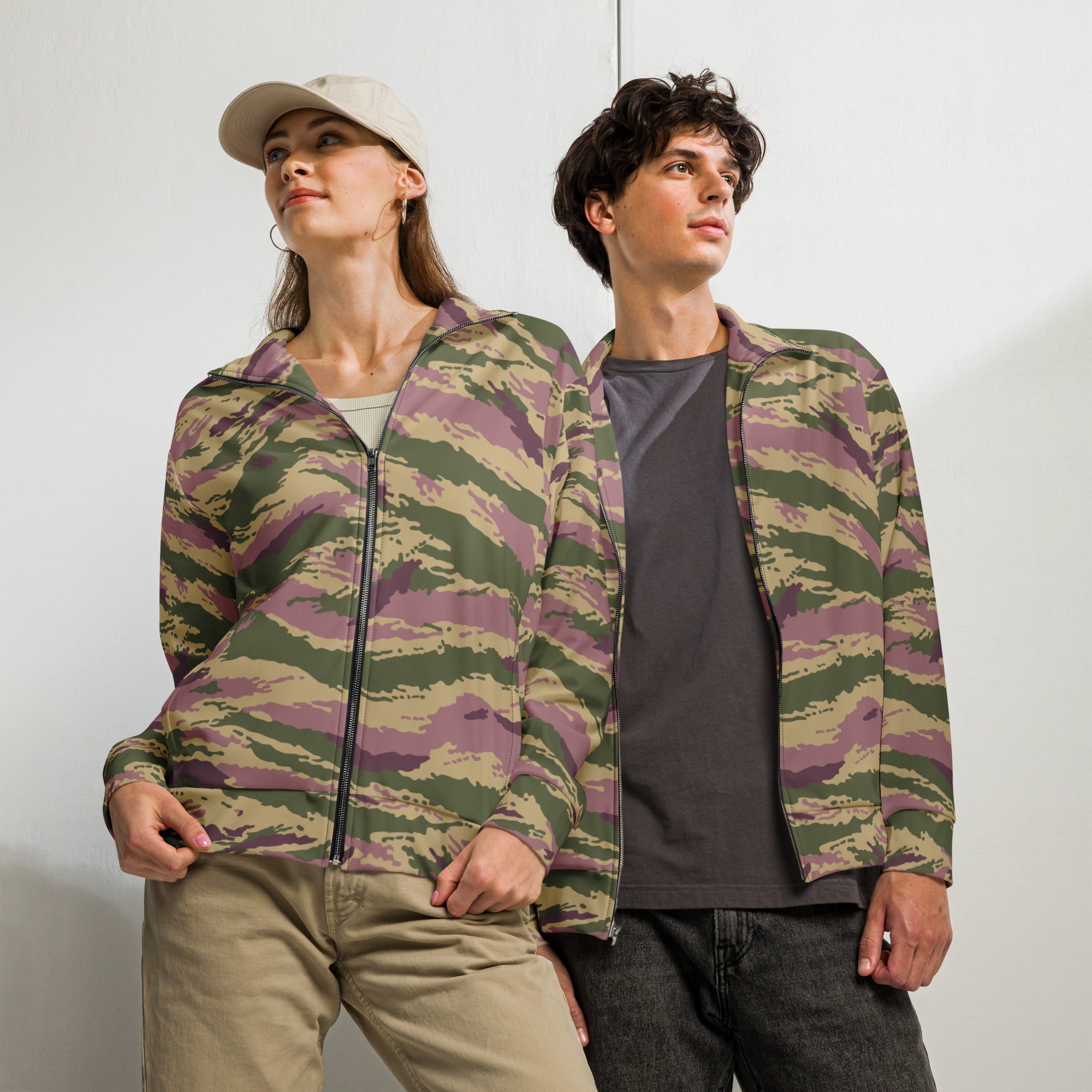 CAMO HQ Russian Tiger Stripe Kamysh PFO CAMO Unisex track jacket ...