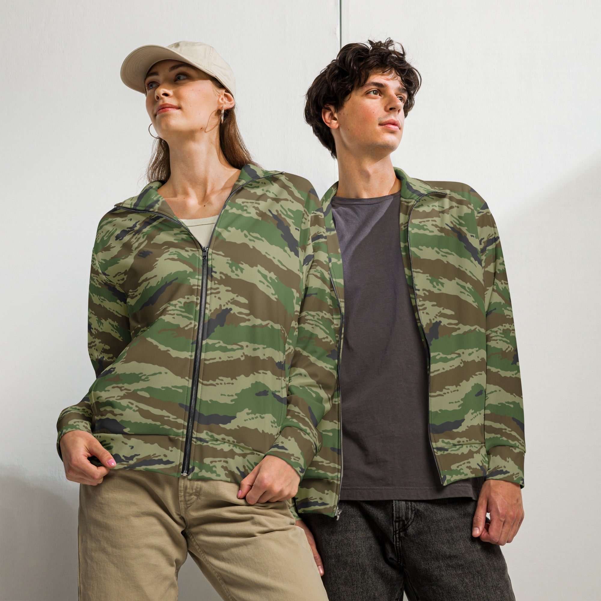 CAMO HQ - Russian Tiger Stripe Kamysh REX CAMO Unisex Track Jacket ...