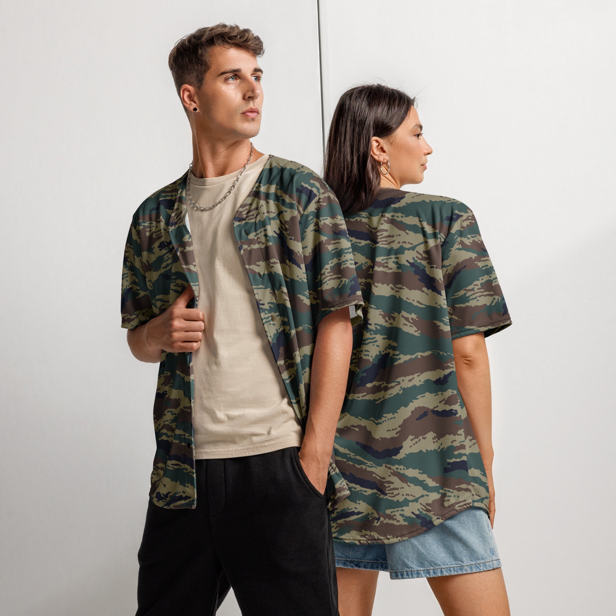 CAMO HQ - Russian Tiger Stripe Kamysh SPLAV CAMO Unisex Baseball Jersey ...