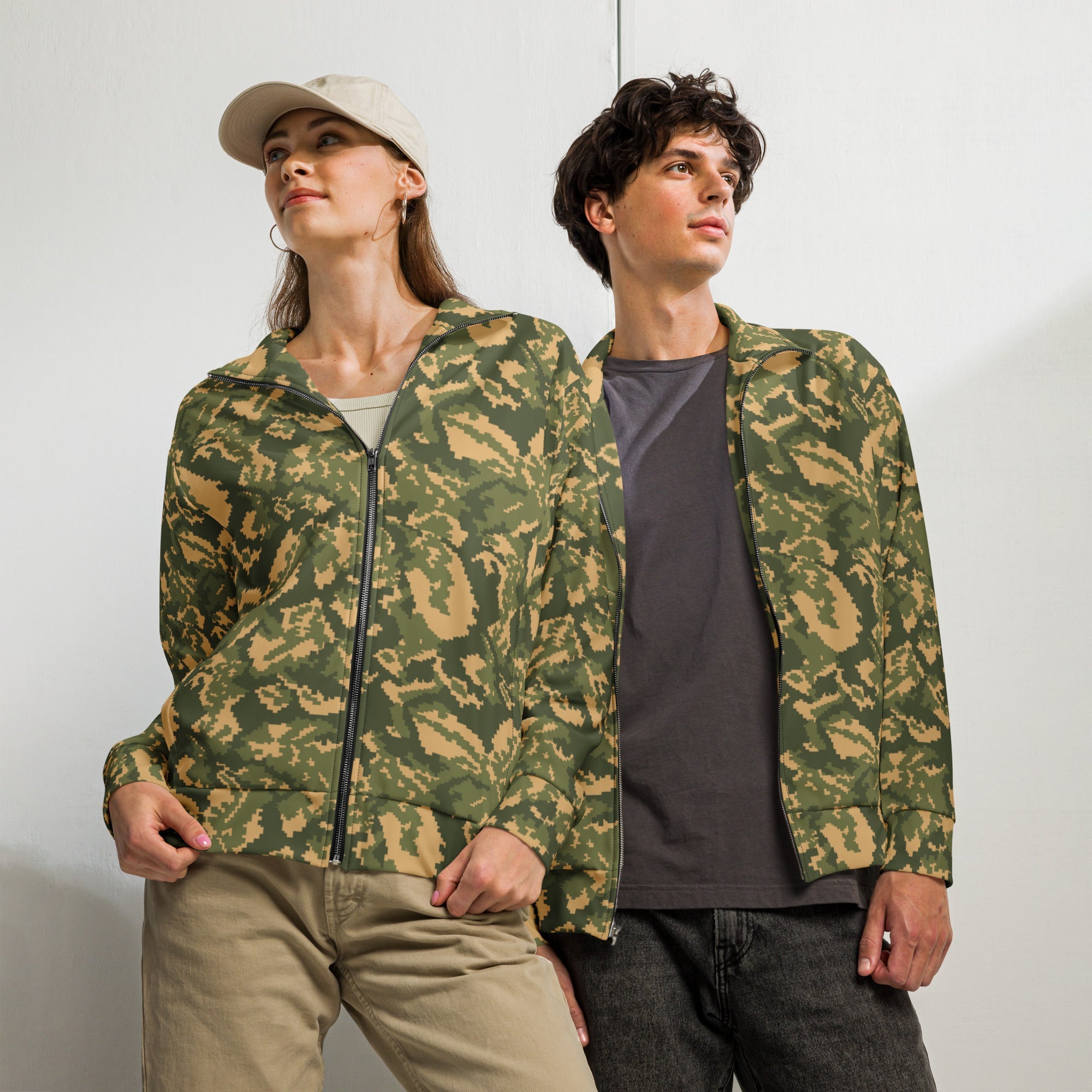 CAMO HQ - Russian TTsMKK Disruptive Tri Color CAMO Unisex Track Jacket ...