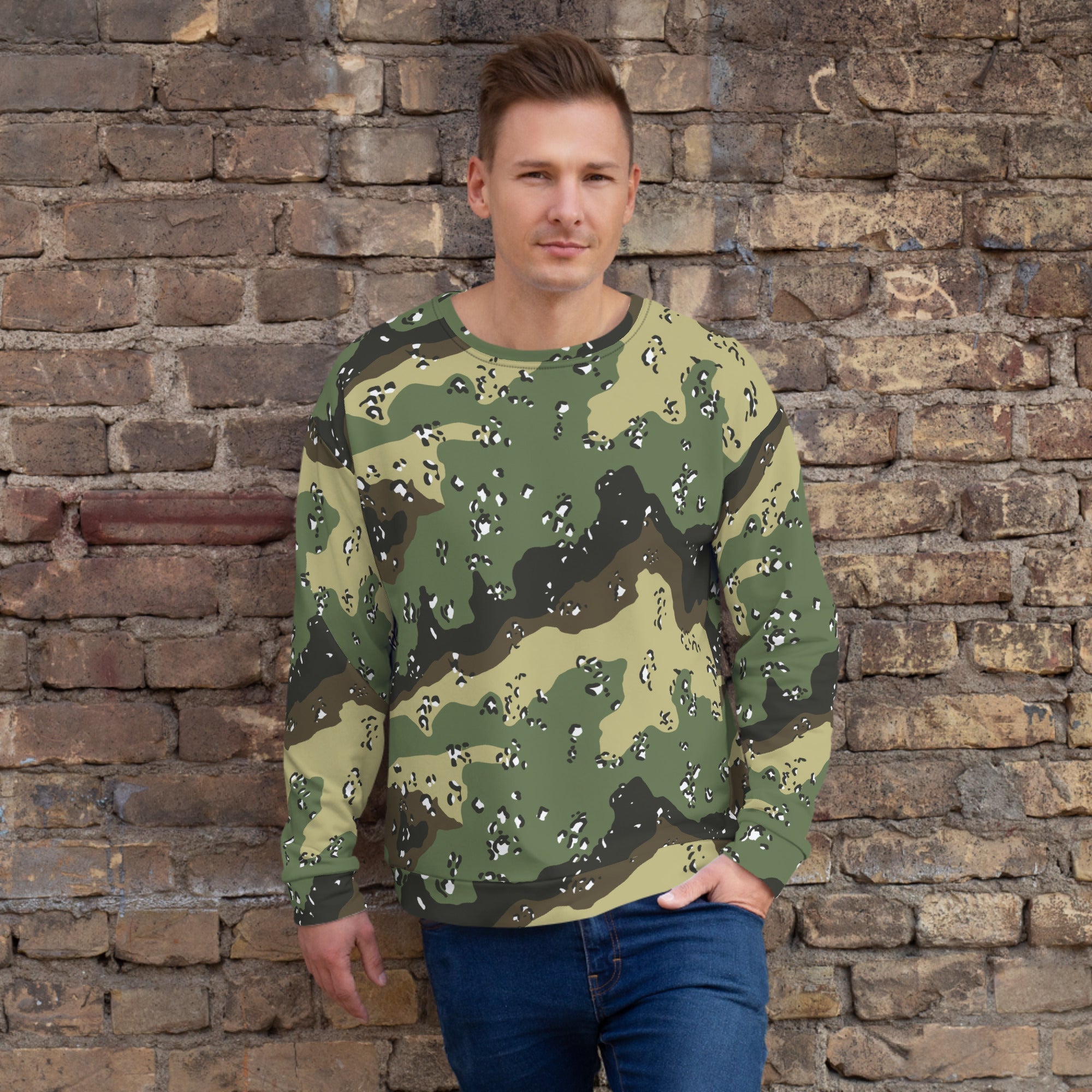 CAMO HQ - Saudi Arabian Chocolate Chip Marsh CAMO Unisex Sweatshirt ...
