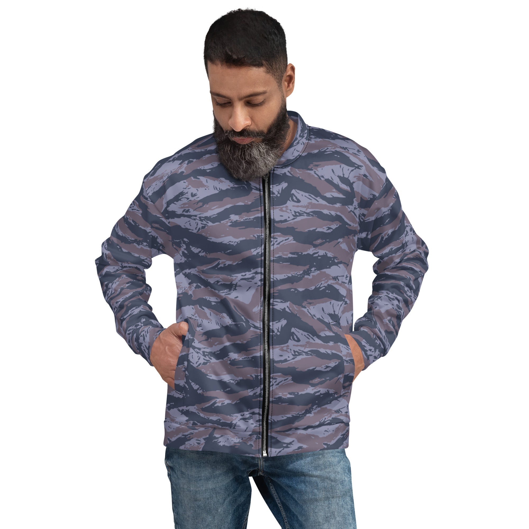 CAMO HQ - Serbian Tiger Stripe Police CAMO Unisex Bomber Jacket ...