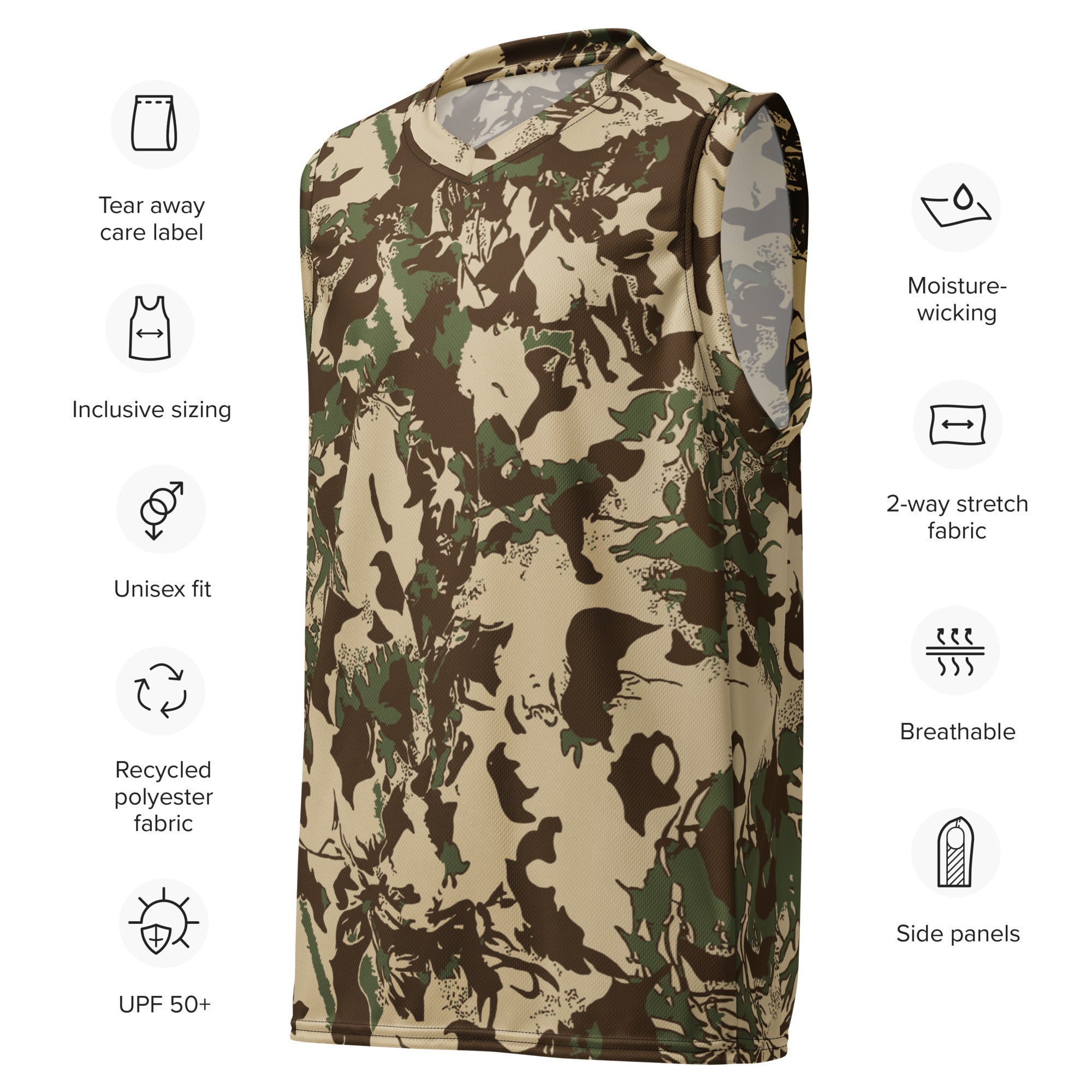 CAMO HQ - South African KOEVOET Police CAMO Unisex Basketball Jersey ...