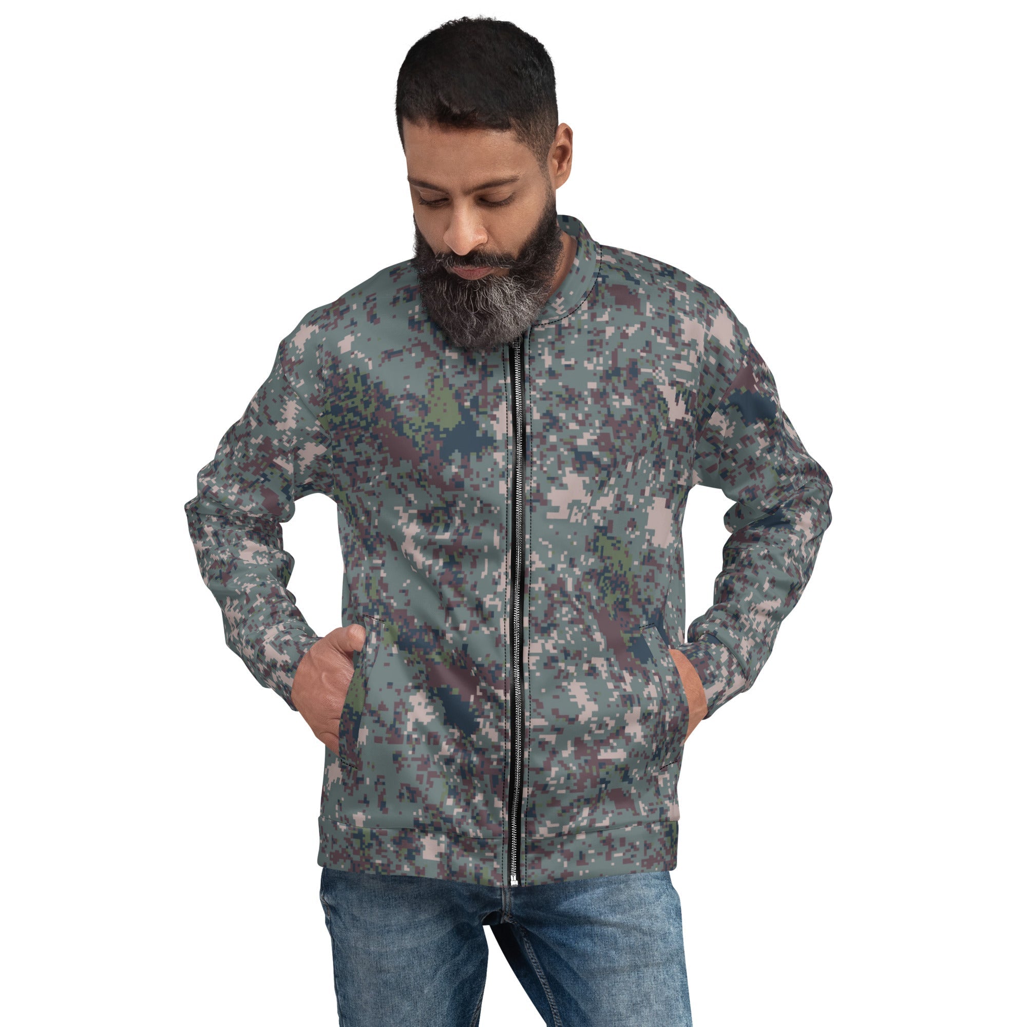 CAMO HQ - South Korean ROK Digital Granite CAMO Unisex Bomber Jacket ...