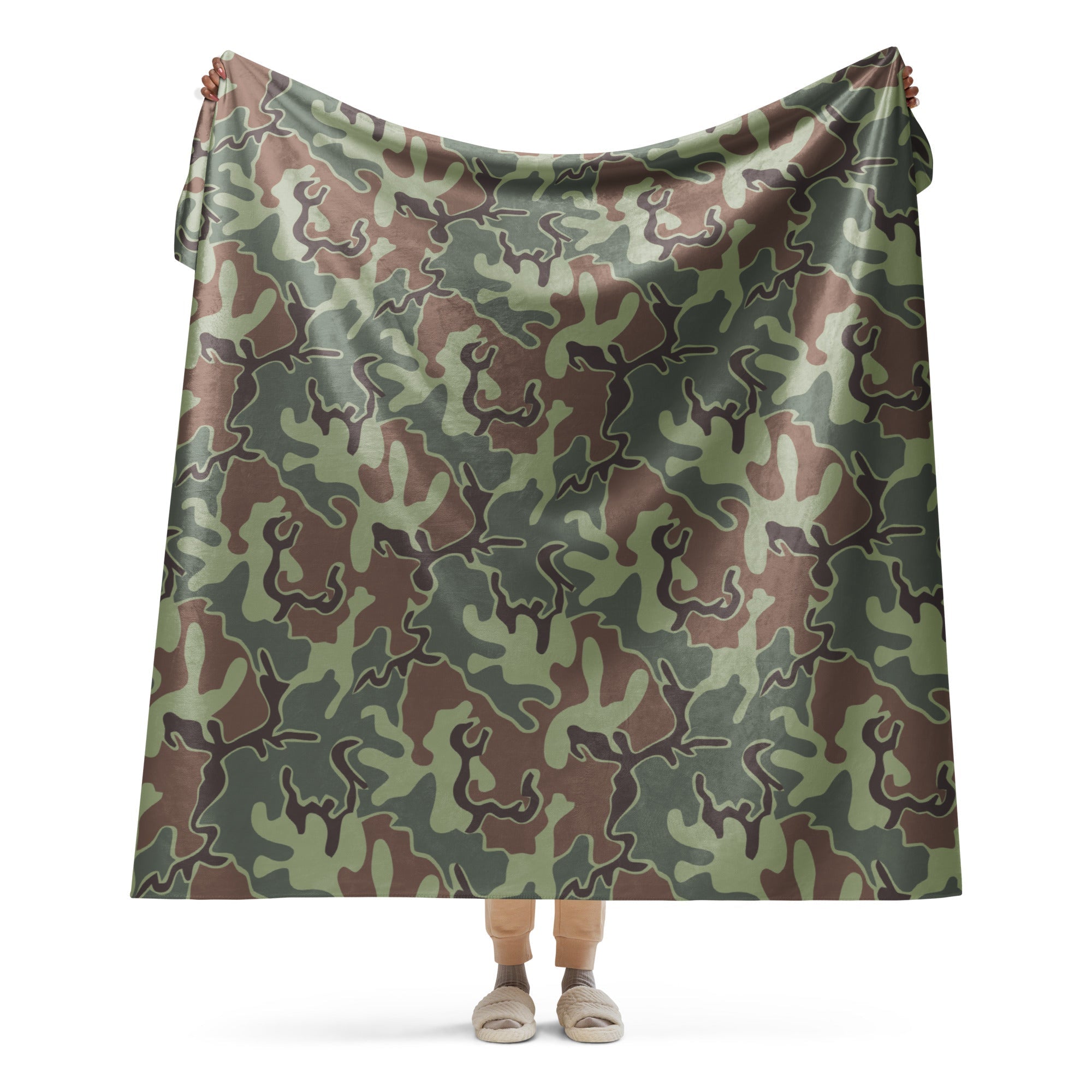 CAMO HQ - South Korean ROK Puzzle CAMO Sherpa blanket - Worldwide Shipping