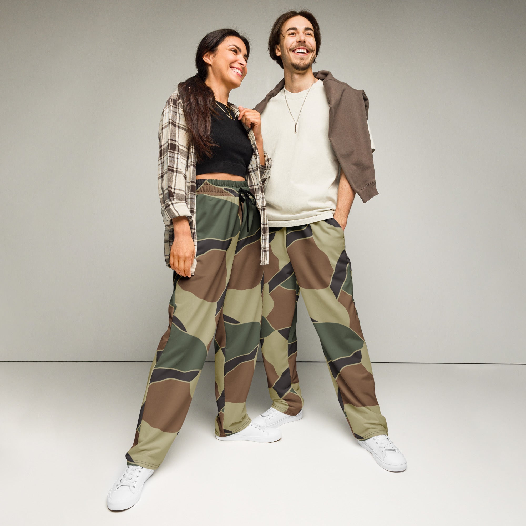 CAMO HQ - South Korean ROK Turtle Shell CAMO Unisex Wide-Leg Joggers ...