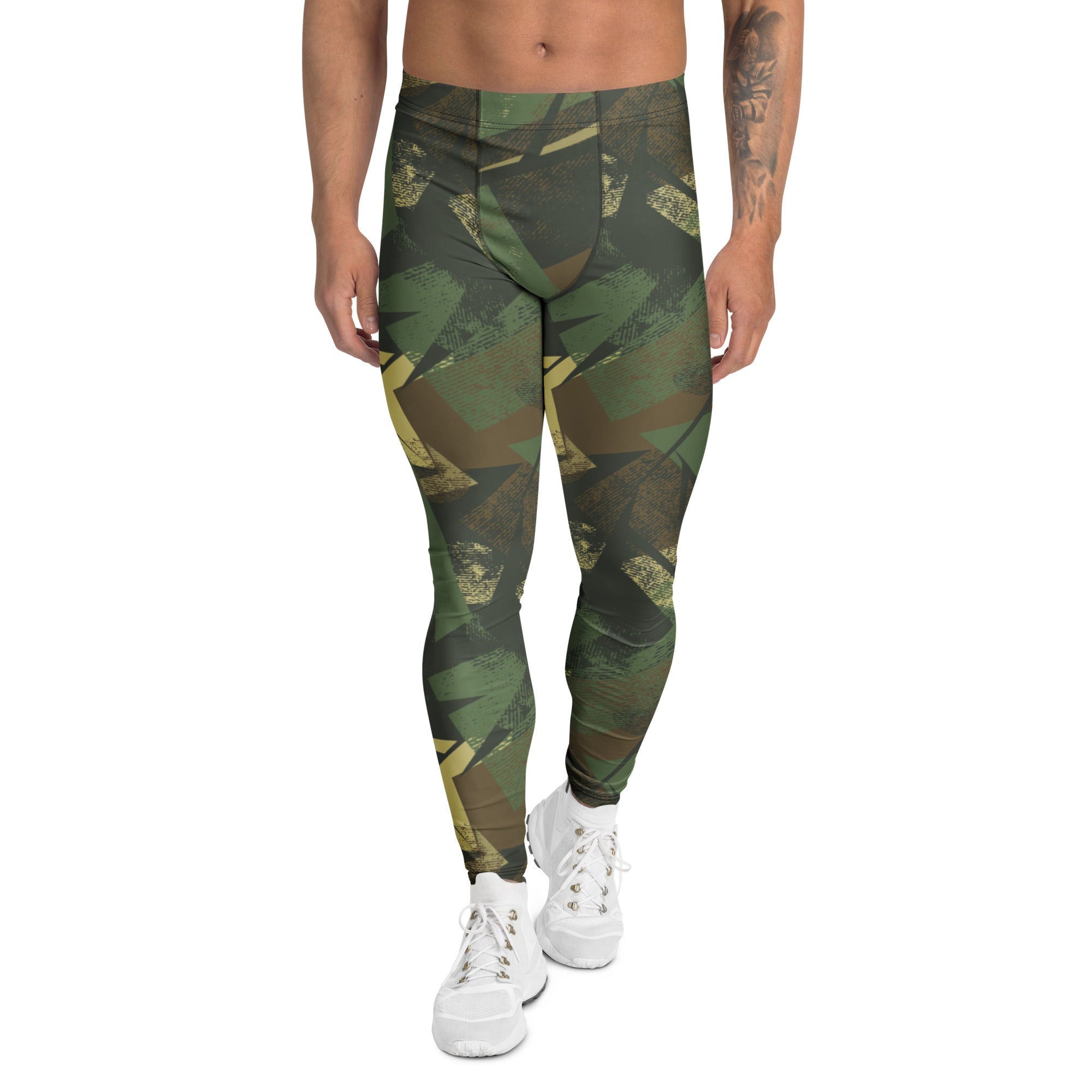 CAMO HQ - Splinter Vector Jungle CAMO Mens Leggings - Worldwide Shipping