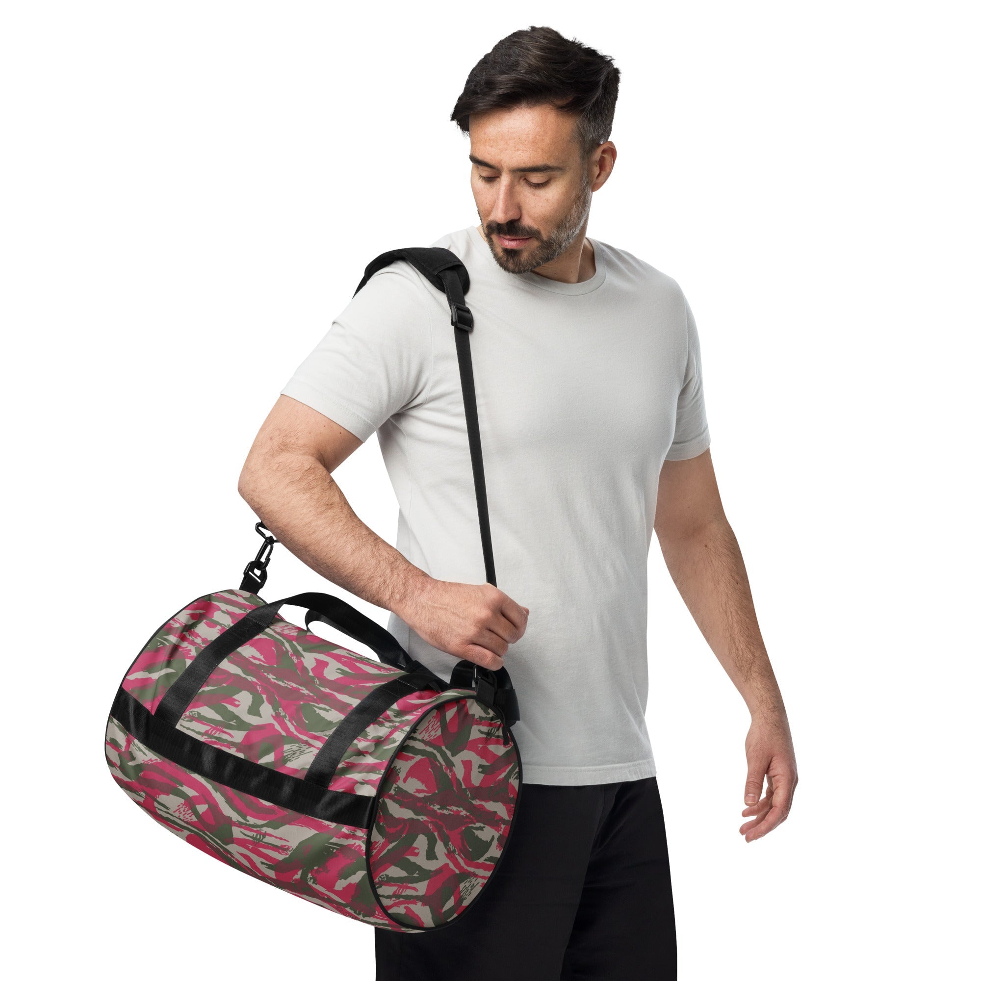 CAMO HQ - Syrian Lizard Red CAMO Gym Bag - Worldwide Shipping